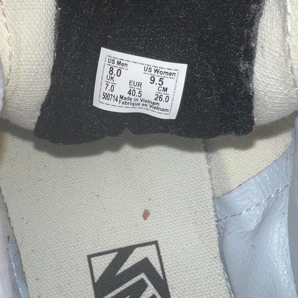 Vans Red Blue & White Checkered Sneakers Skateboard S… - Gem